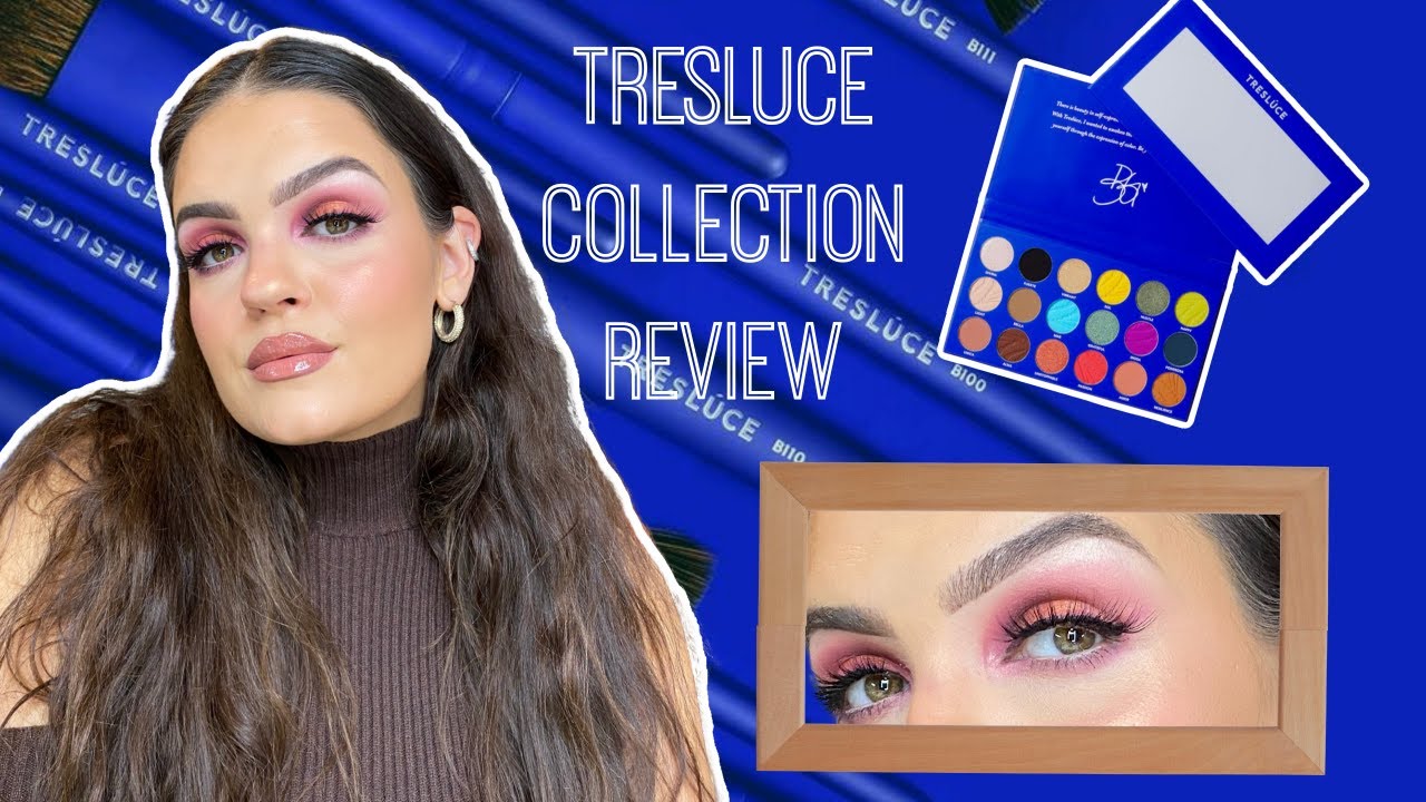 TRESLUCE BEAUTY Collection review, swatches, & tutorial - YouTube