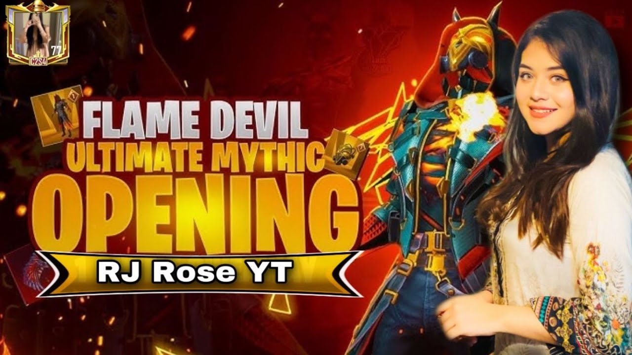 My First Ultimate Mythic Outfit | flame devil Crate opening | PUBG ...