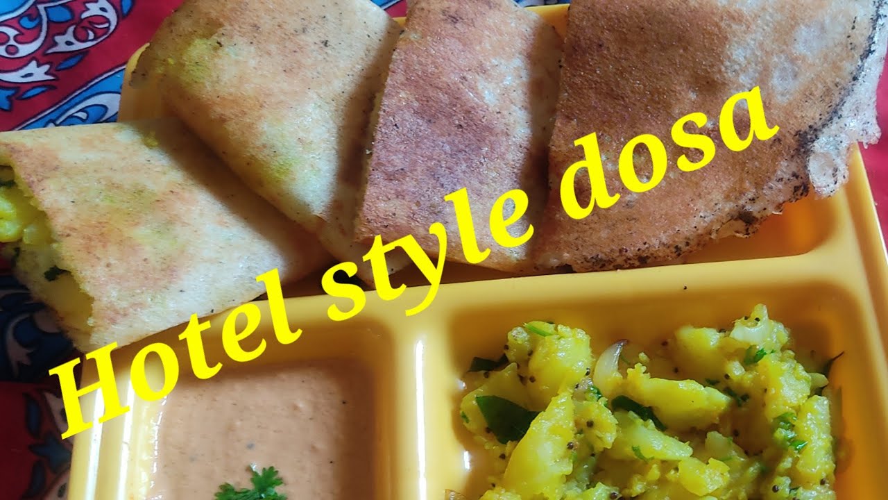 Crispy Masala Dosa/hotel style Masala dosa.... with full details. - YouTube
