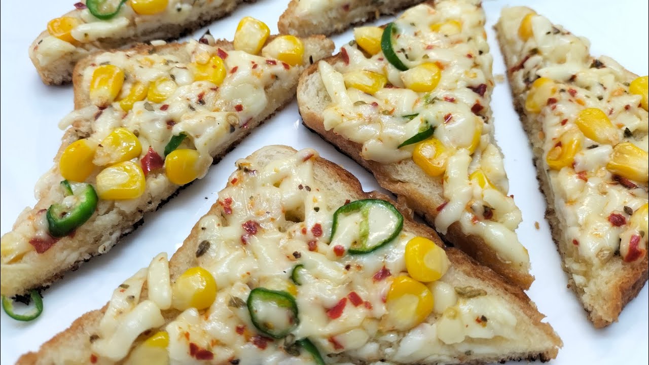 Chilli Cheese Corn Toast - 5 Min Snack Recipe | Chilli Toast | - YouTube