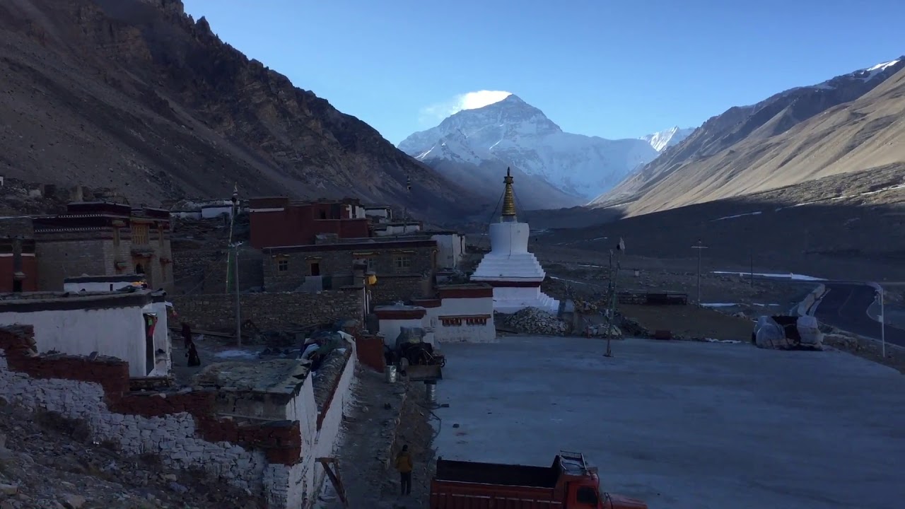Mt.Everest final view point from Rongbuk Monastery 5150M - YouTube