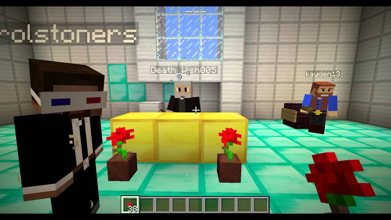 Minecraft wedding Part 1 - YouTube