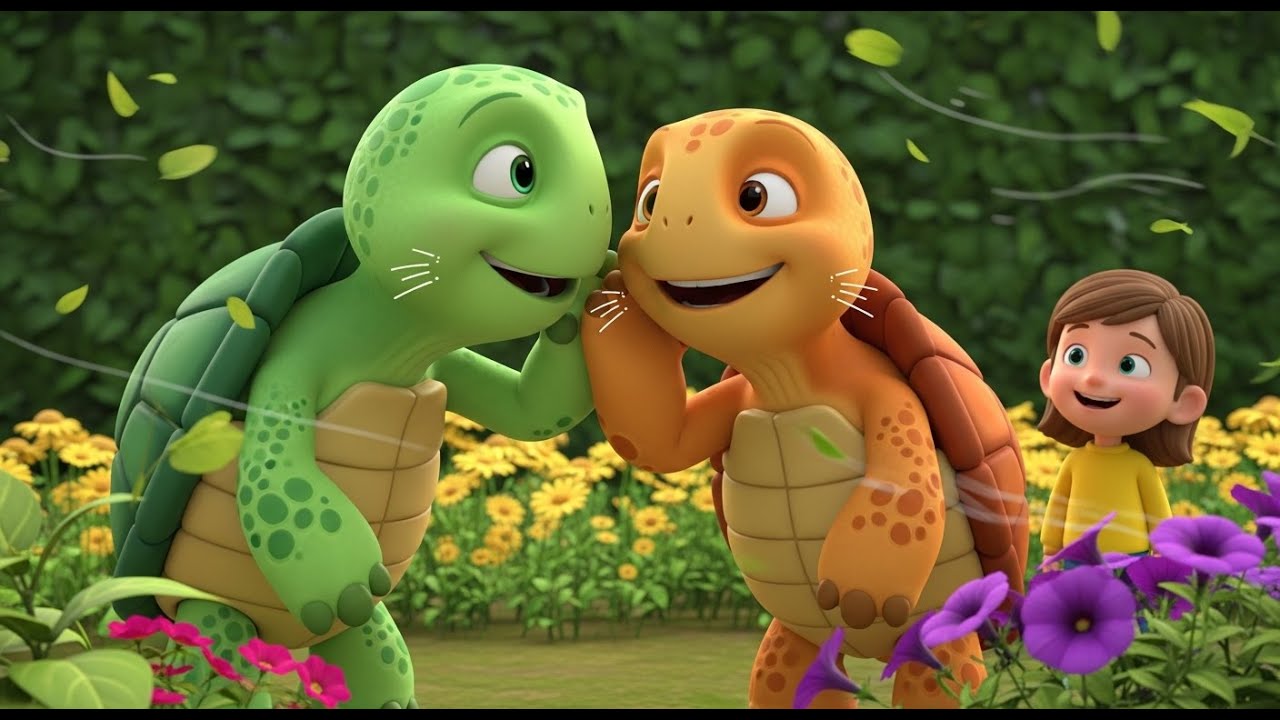 Two Tiny Turtles Learn A B C | Best Nursery Rhymes and Kids Songs ...