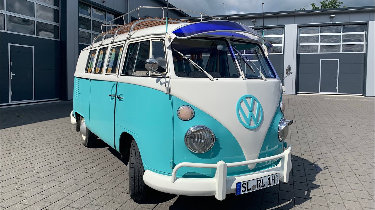 VW T1 Bulli Ausstattung und Probefahrt - YouTube