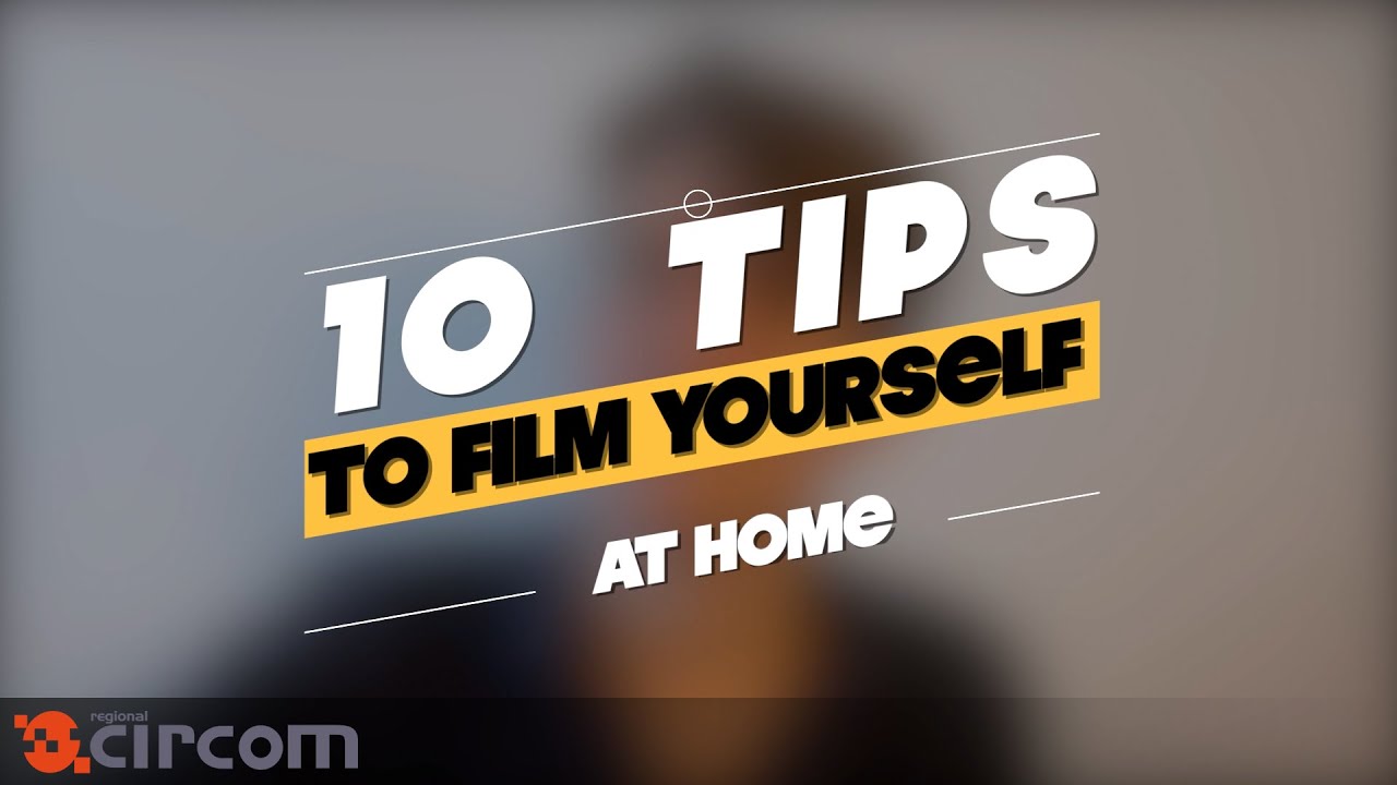 10 Tips to Film Yourself From Home - YouTube