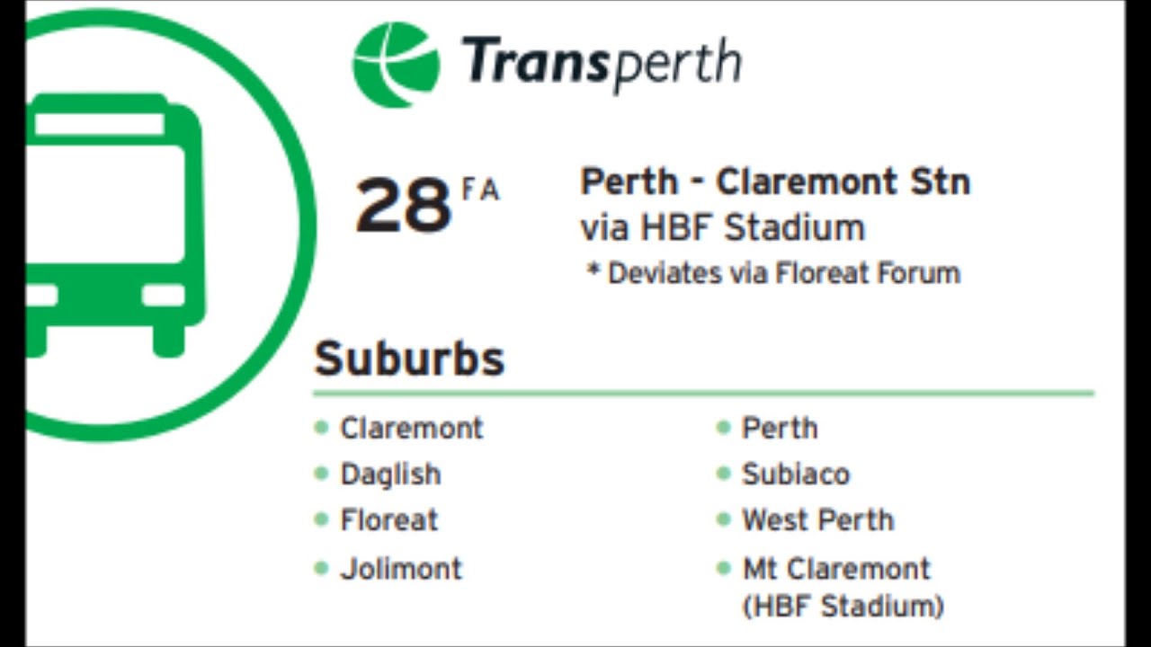 Transperth 28FA - YouTube