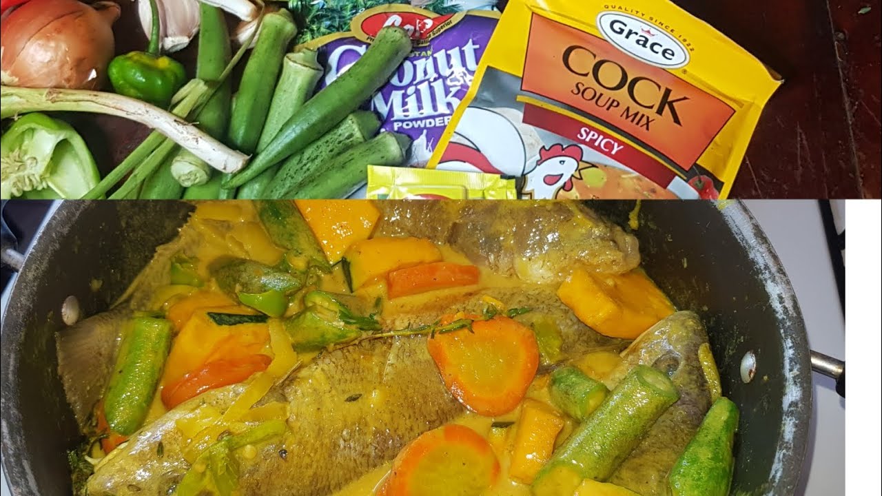 Best Curried Steam fish ever 🤤.#jamaicanfood - YouTube