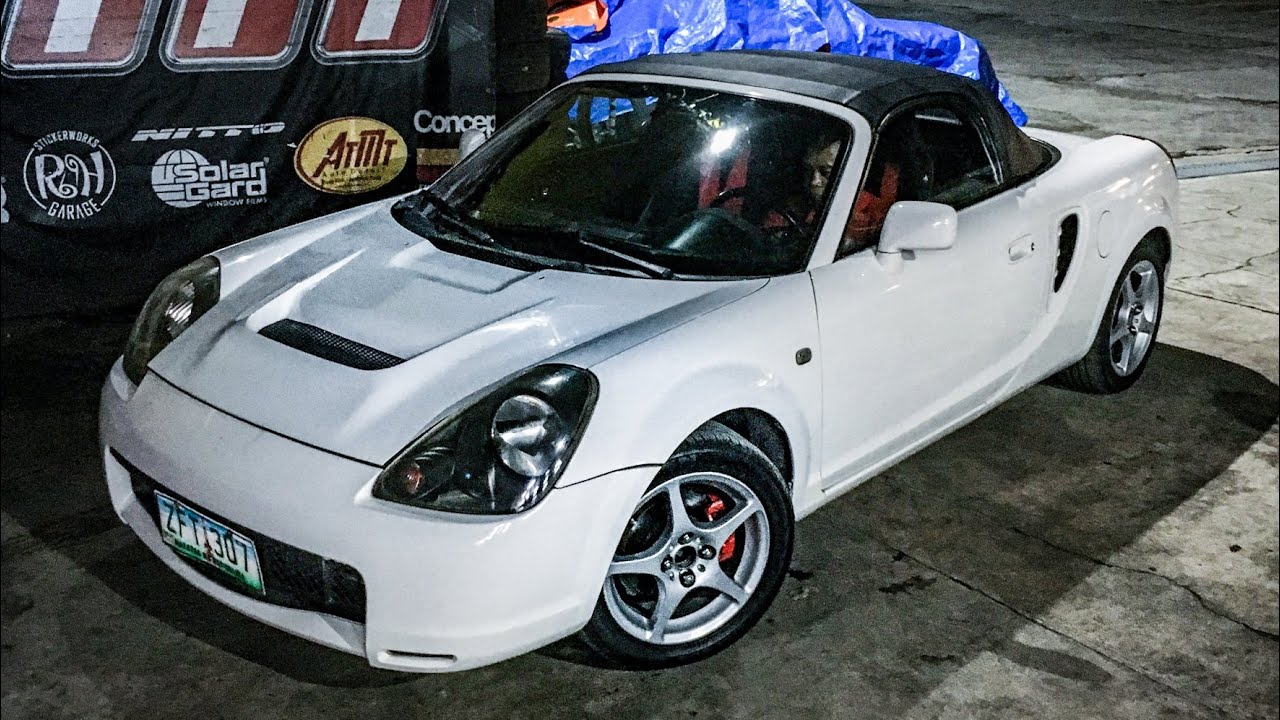 Full exhaust system on a Toyota MR2 - YouTube