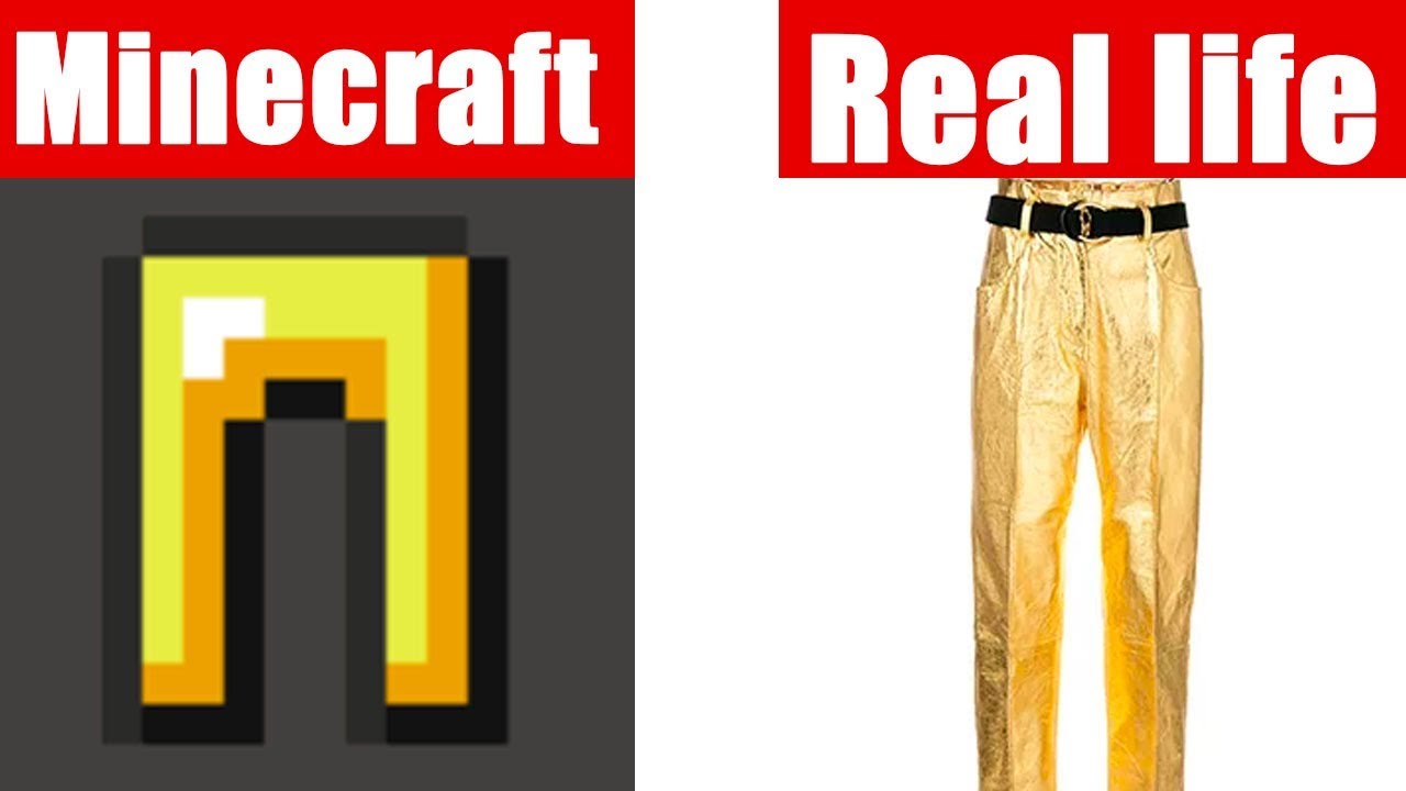 Minecraft Pants Real Life