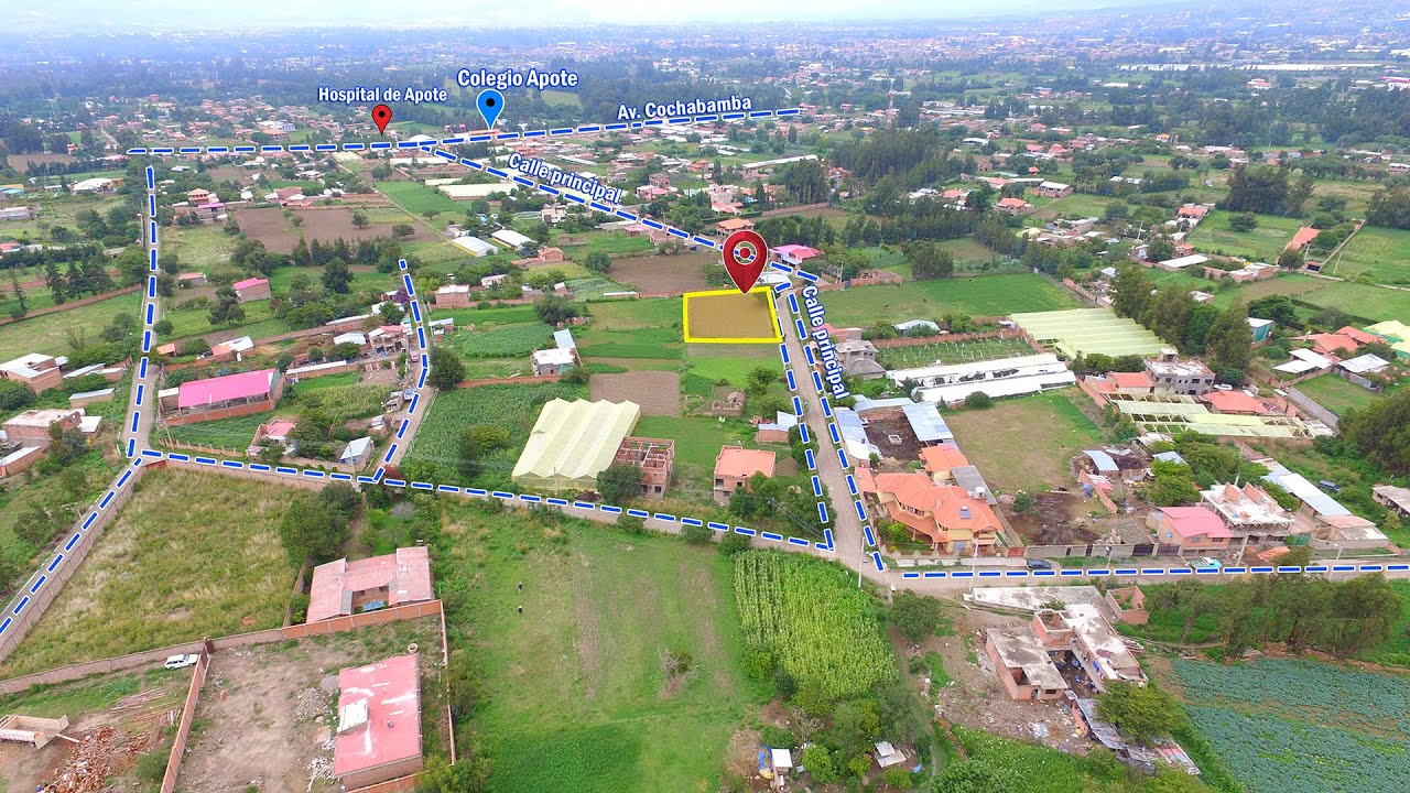 Lote en venta en Apote cerca de Tiquipaya - YouTube