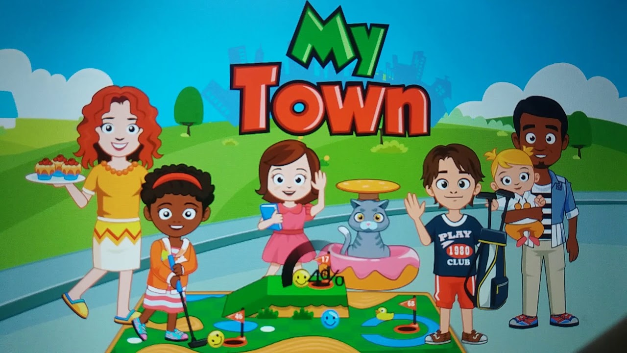 My Town casa de amigos👩👧 - YouTube