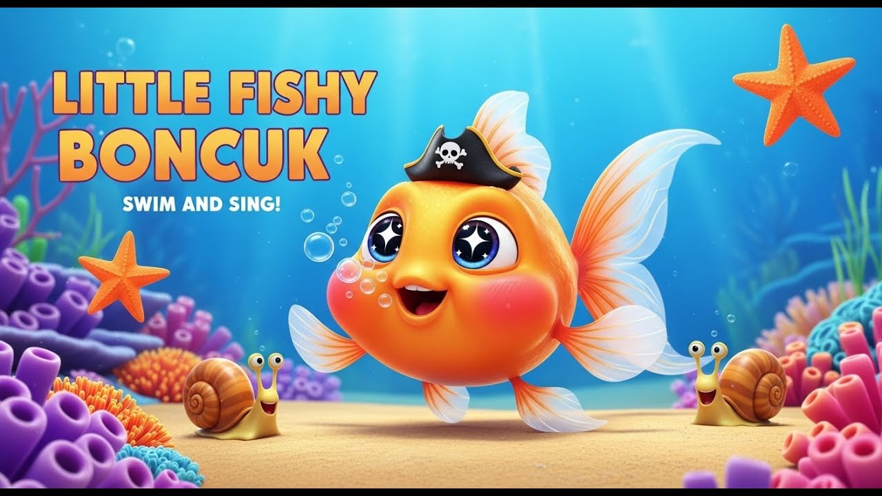 Little Fishy Boncuk 🐟 Fun Kids Song | Swim, Laugh & Dance Underwater! 🌊 ...