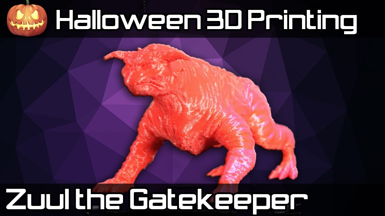 3D Printer Time Lapse | Ghostbusters Zuul the Gate Keeper | Airwolf3D ...