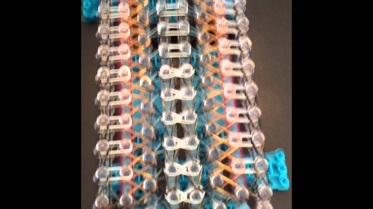 Rainbow Loom Band Ramesses Bracelet Tutorial/How To - YouTube