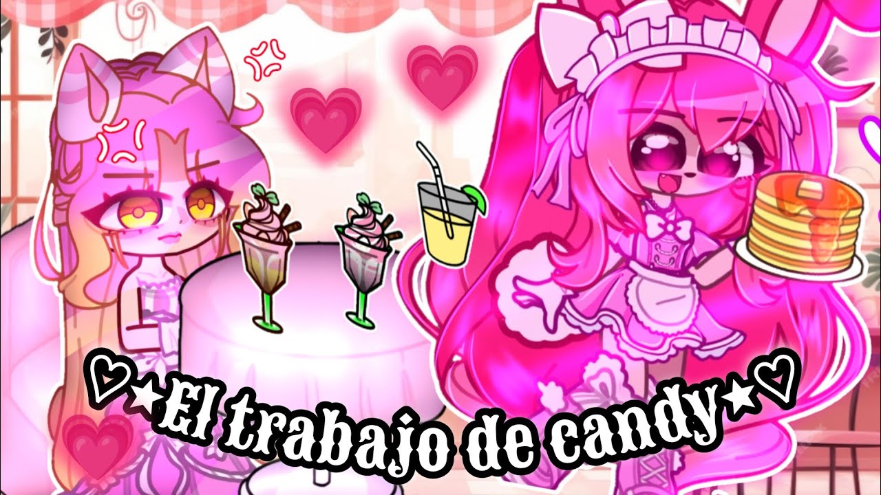 el trabajo de candy}•♡ 🩷// gacha club // humor // vídeo 🩷🌷#gachaclub ...