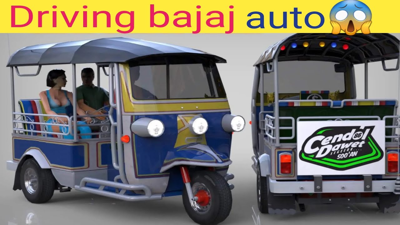 Driving bajaj auto for first time । Bajaj auto mod for bussid । auto ...