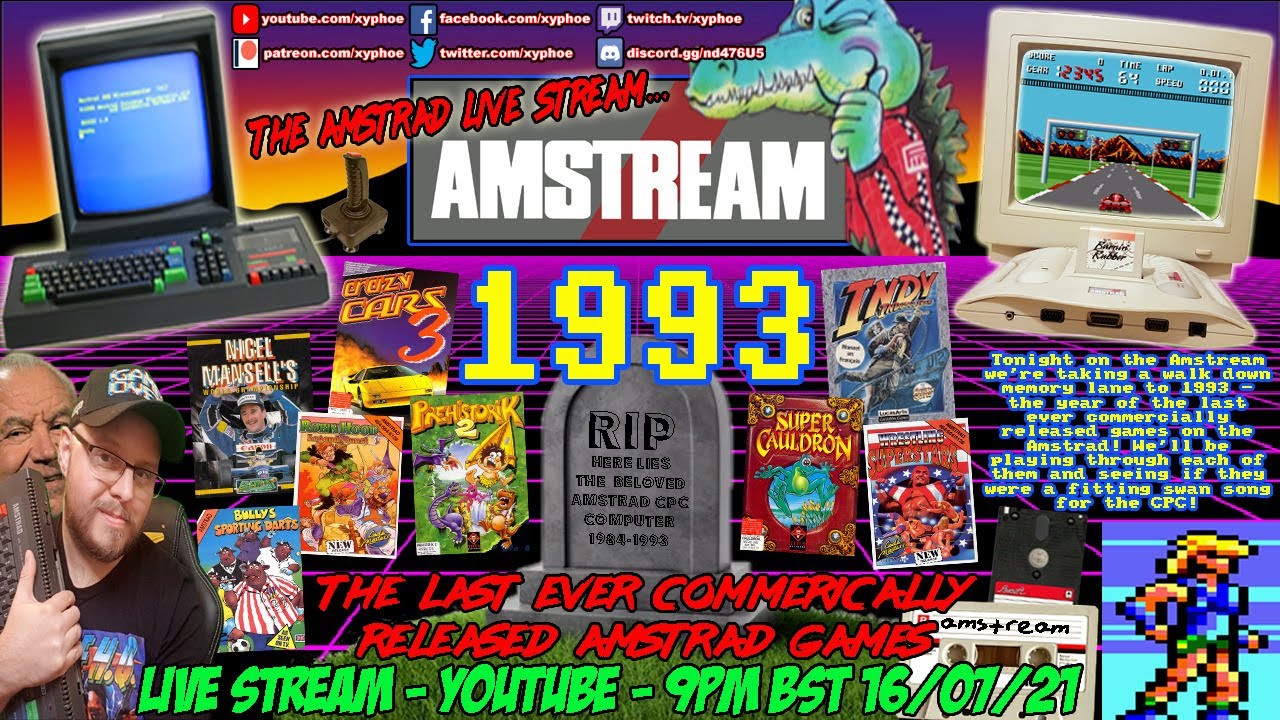 [AMSTRAD CPC] AMSTREAM 🕹 1993 - The Last Ever Commercially Released ...