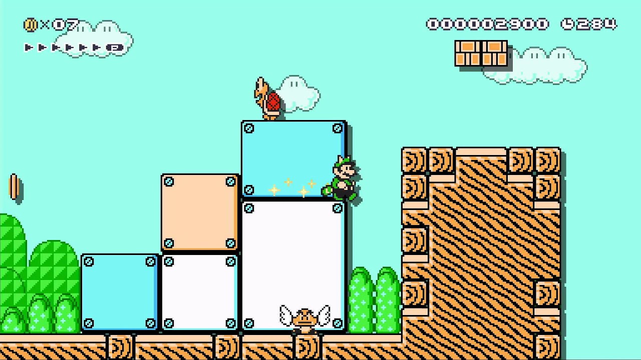 World 1-1: Block Block Boulevard - Super Mario Maker 2 - Course World ...