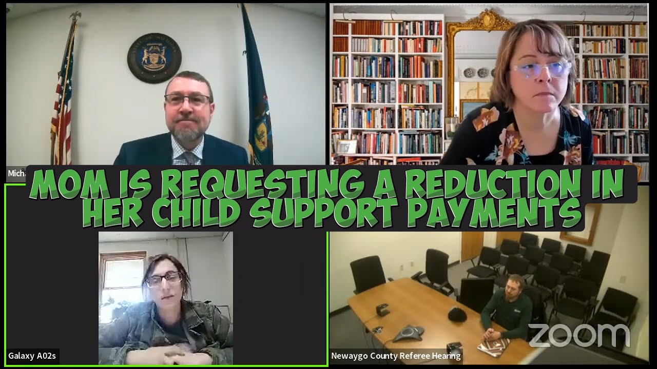 Mom Is Requesting a Reduction in Her Child Support Payments - YouTube