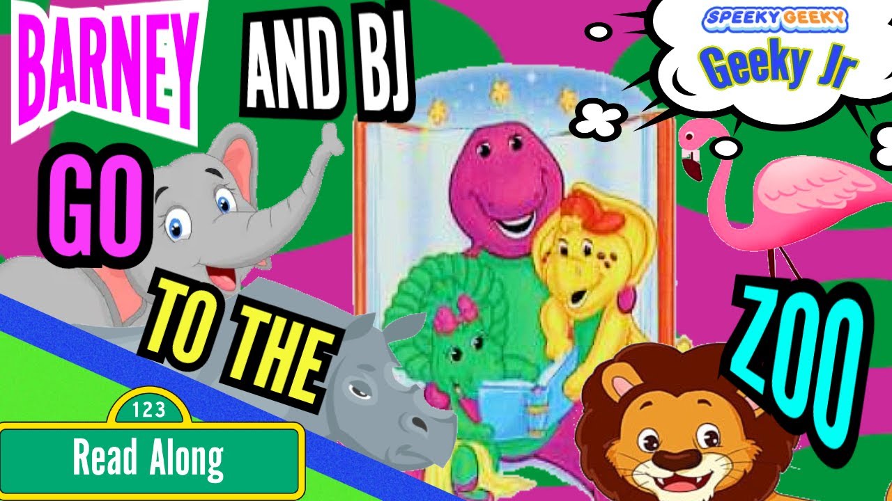 BARNEY THE DINOSAUR ~ Barney and BJ Go to the Zoo ~ Kids favorite books ...