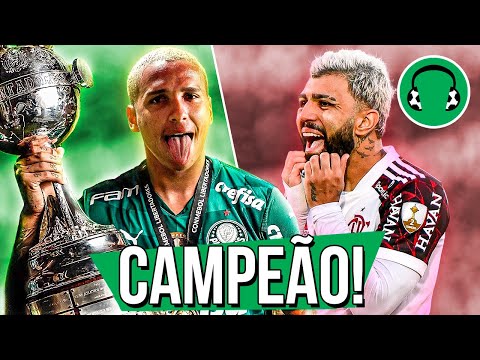 ♫ PALMEIRAS TRICAMPEÃO DA LIBERTA, FLAMENGO NÃO KKKKK | Paródia Ameaça - Paulo Pires