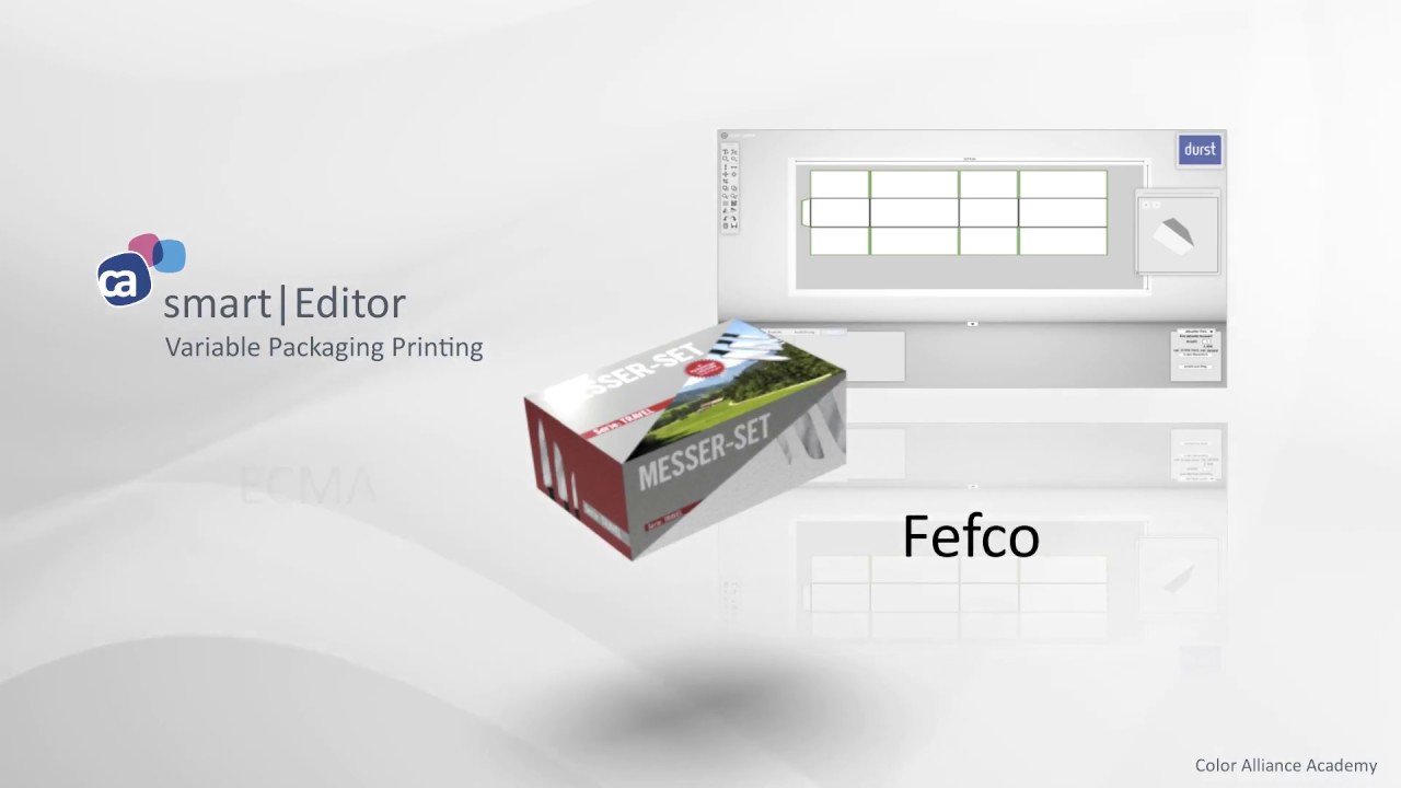 Color Alliance web2pack variable packaging - YouTube