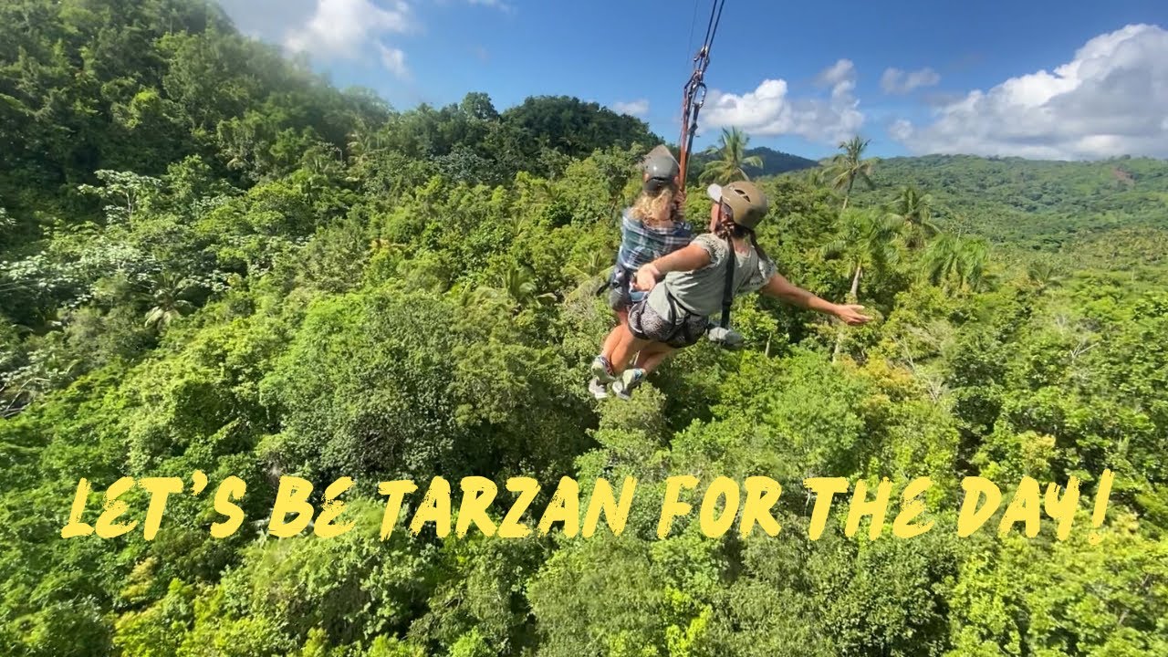 ZIP-LINING in El Valle Tarzan style 🙈 - YouTube