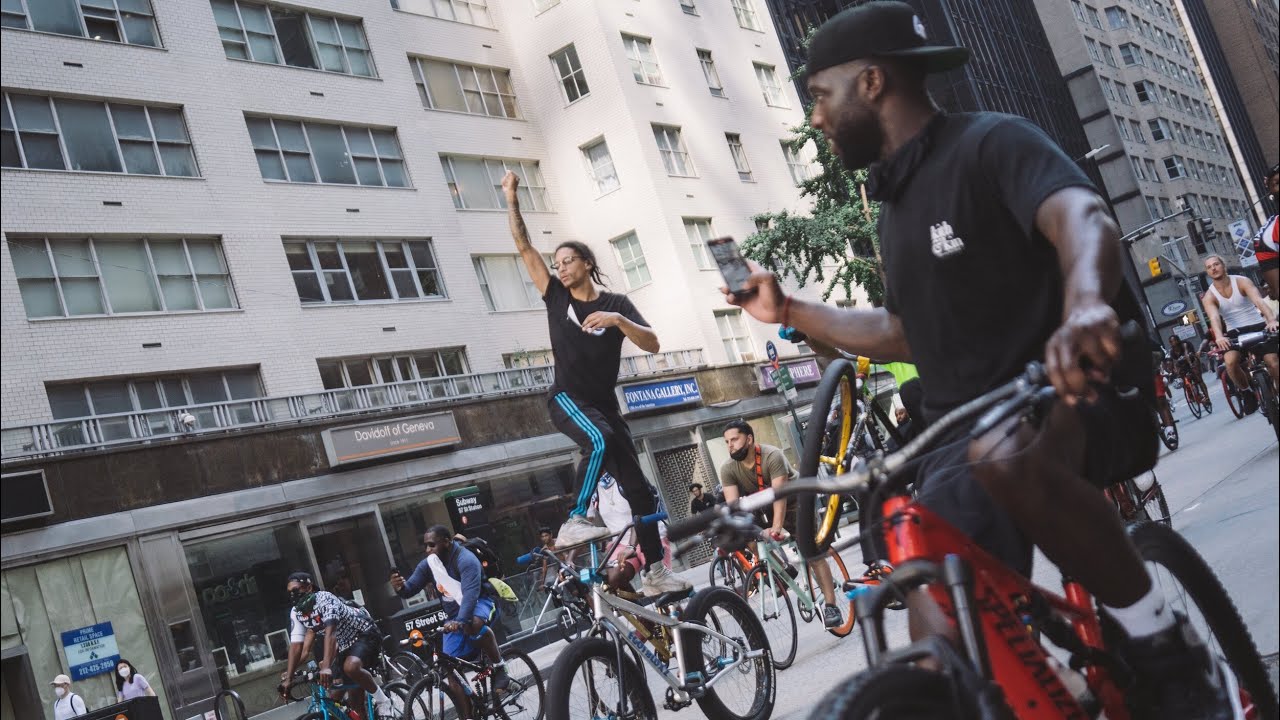 BIKE RIDES FOR BLACK LIVES (8/23/20) NYC RIDEOUT - YouTube
