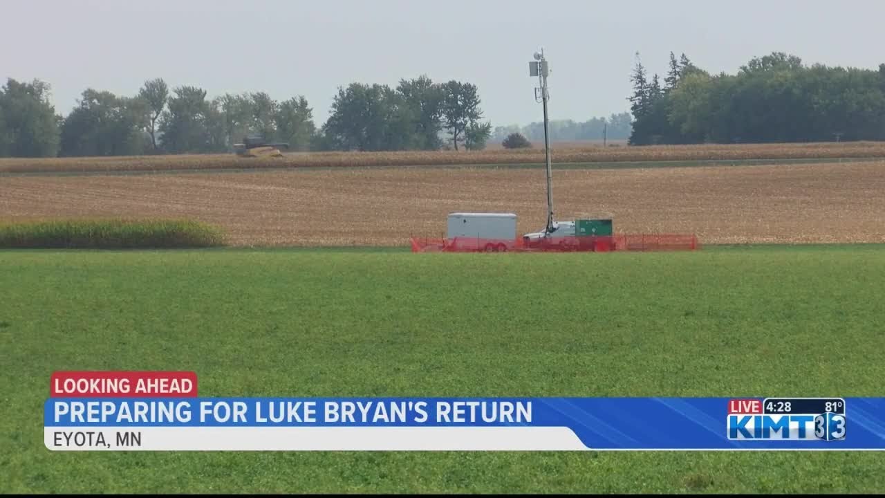 Gar-Lin Dairy Farm preparing for Luke Bryan concert - YouTube