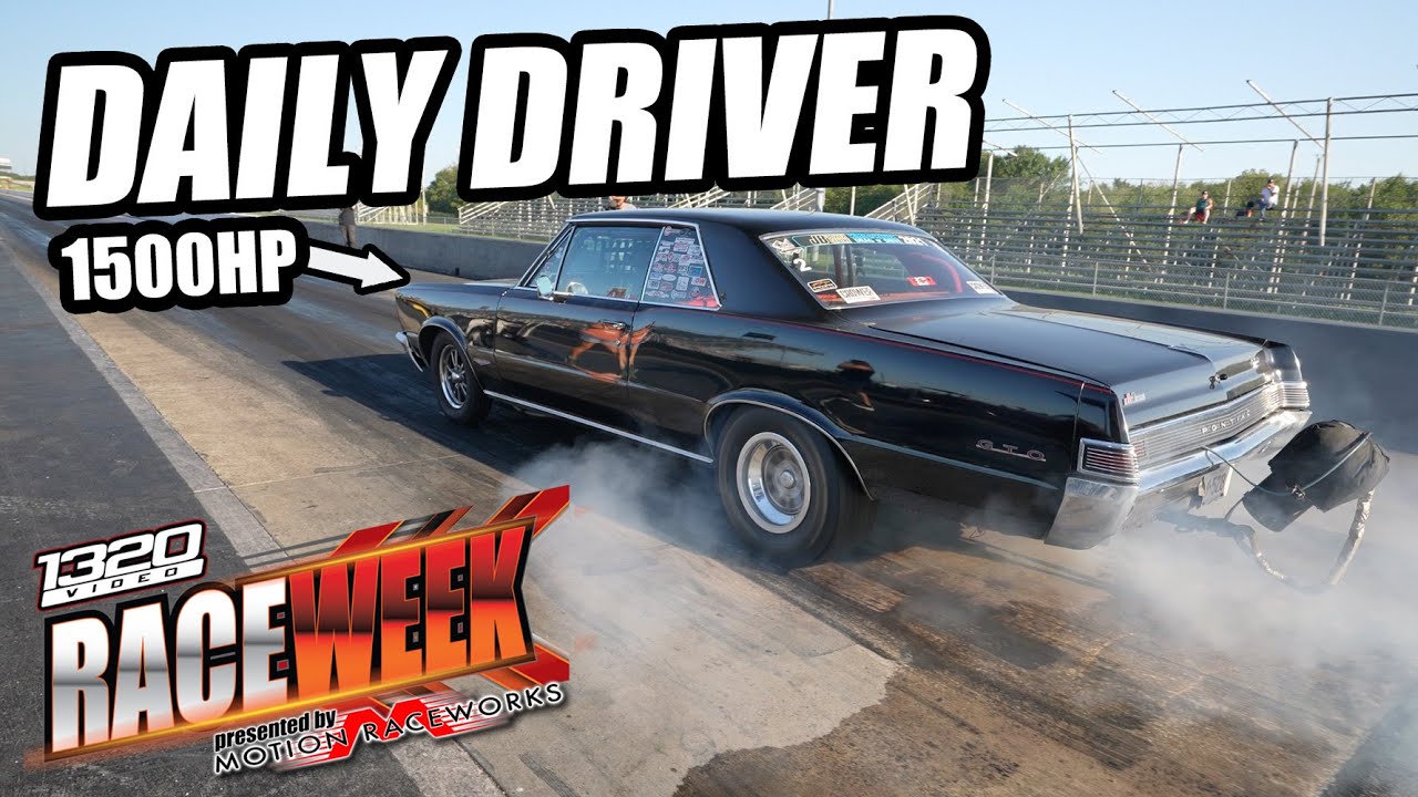 He Drives His 1500hp Stick Shift GTO EVERYWHERE! Race Week 2022 - YouTube