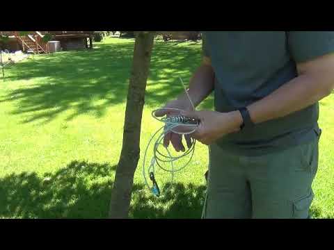 Snagle Paw Cable Dog Run Installation - YouTube