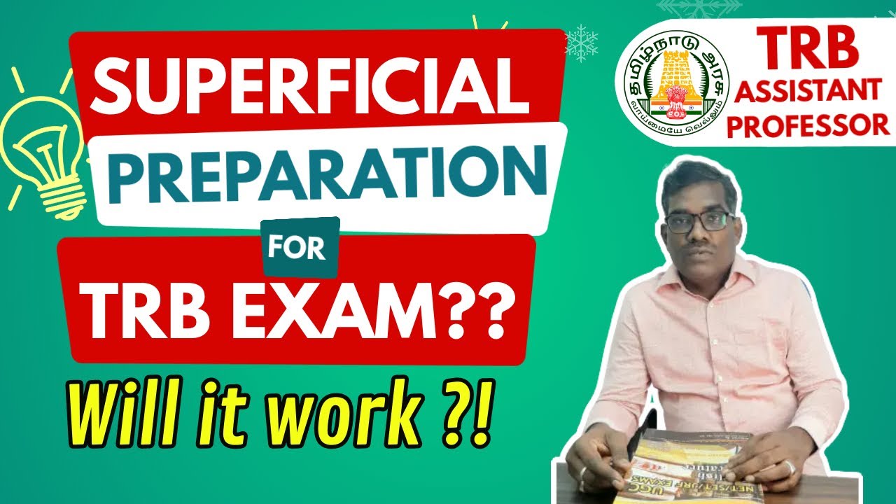 Will Superficial Preparation Work for TRB Exam? - YouTube