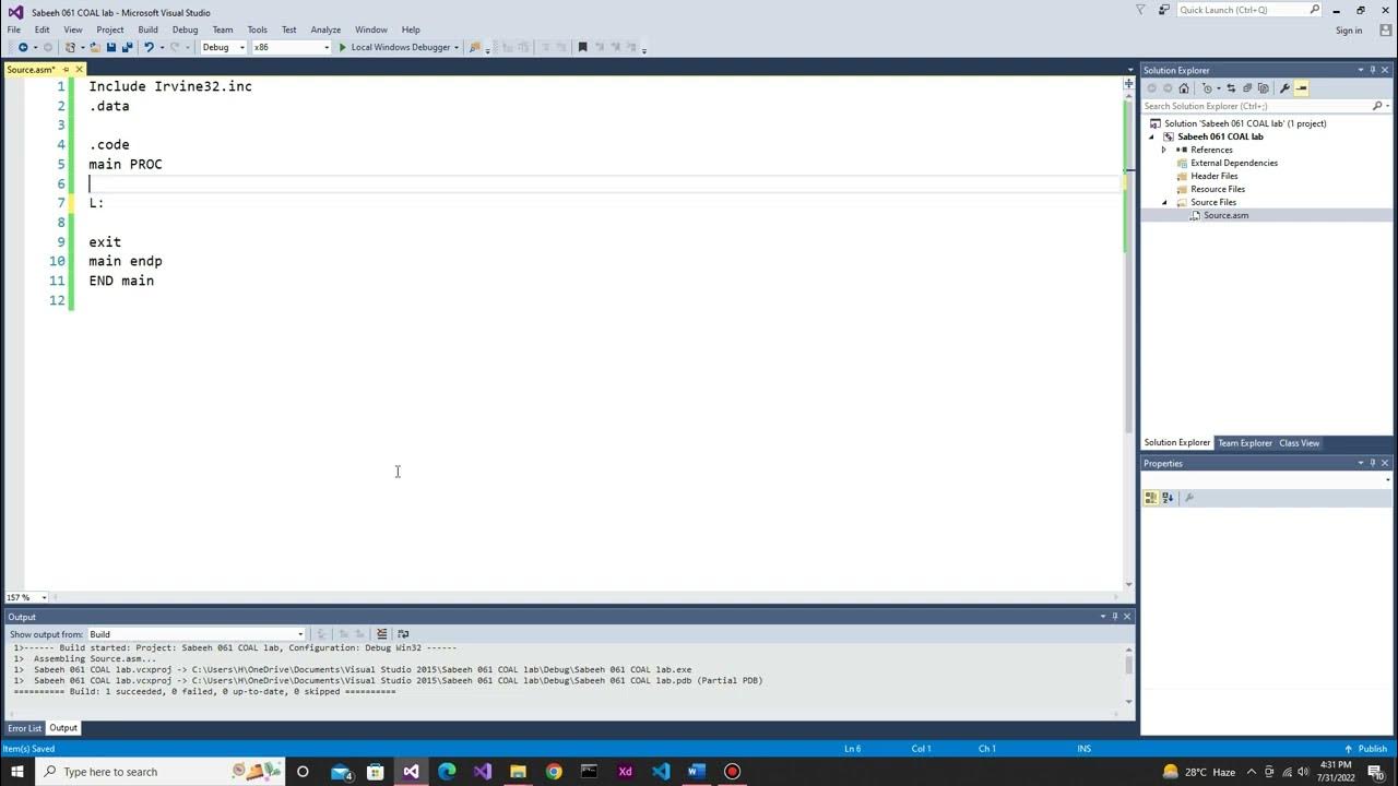 Lec 4 : Loops in Assembly language | COAL | MASM | Urdu | Hindi - YouTube