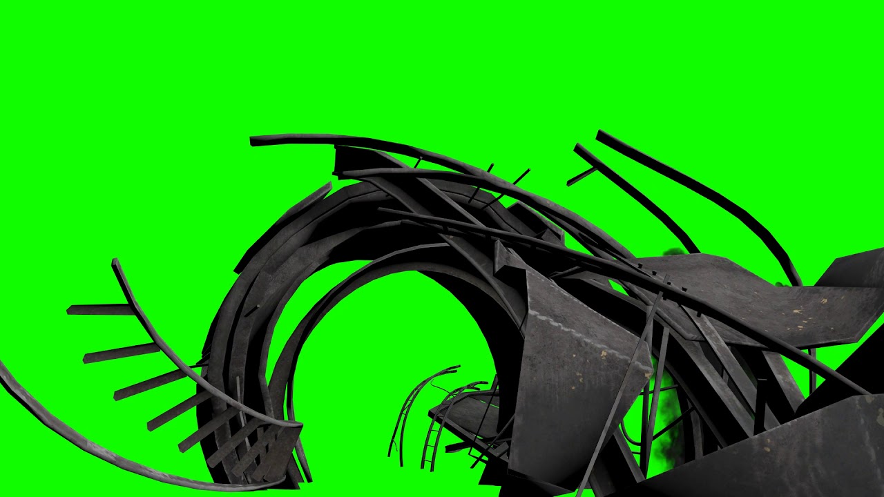 FREE HD Green Screen - SPACESHIP / AIRPLANE WRECKAGE - YouTube