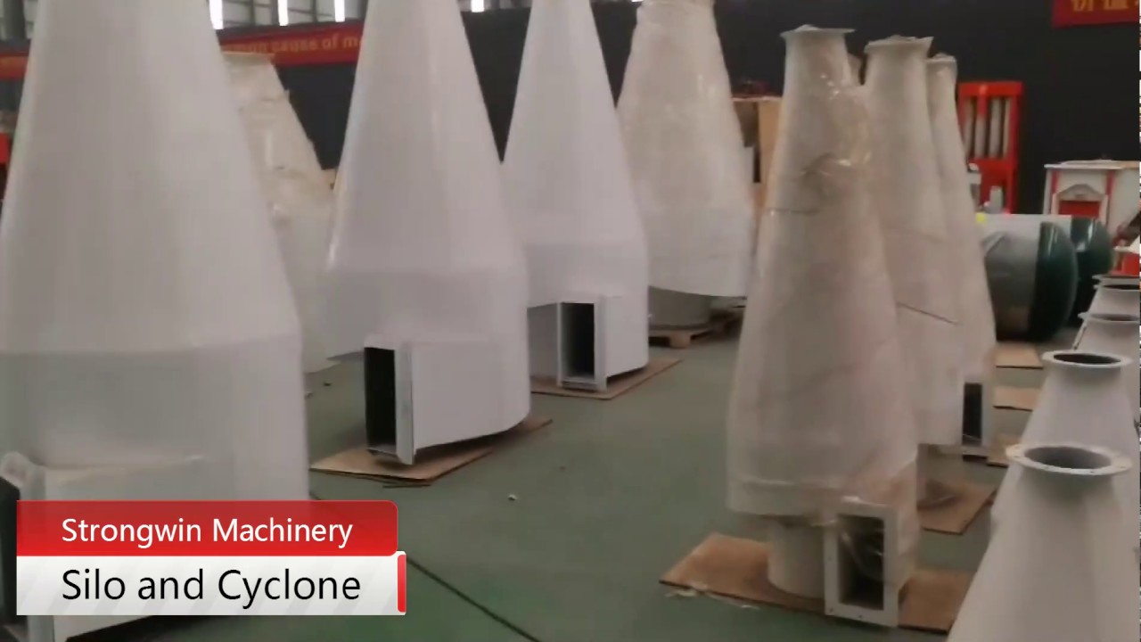 Silo and Cyclone Email: toppelletmachine@gmail.com - YouTube