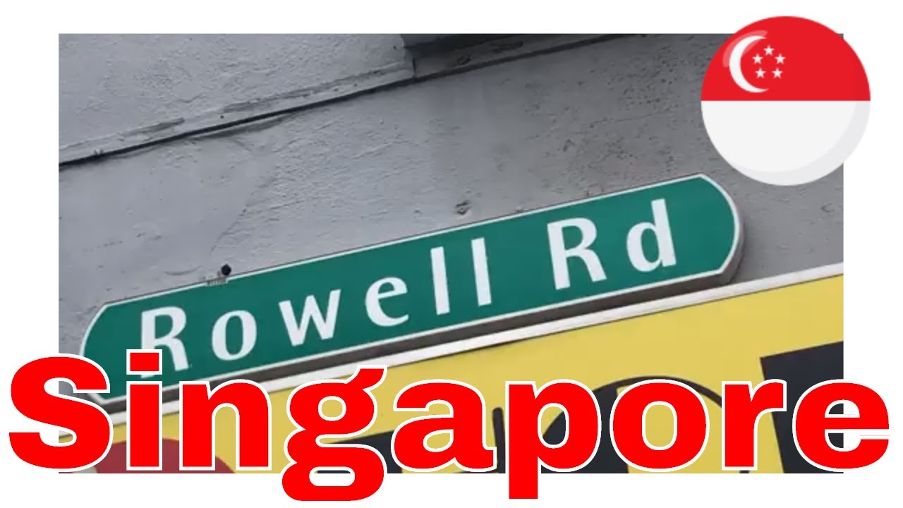 View of Singapore Street ROWELL ROAD 罗威路 新加坡 街道 風光 (05586) - YouTube