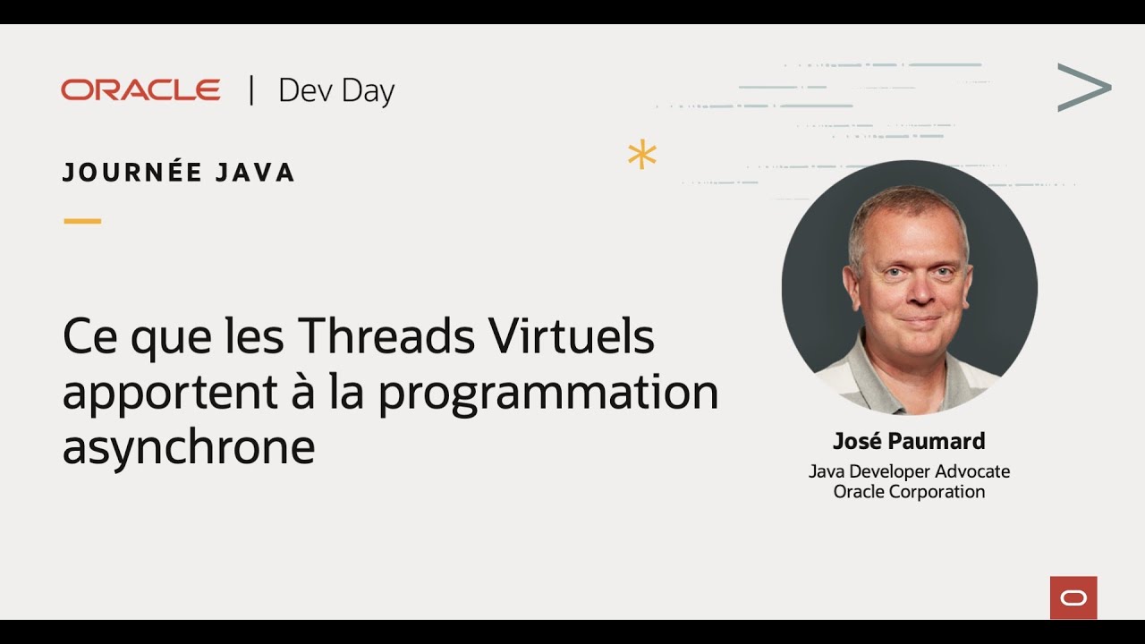 Ce que les Threads Virtuels apportent à la programmation asynchrone - YouTube