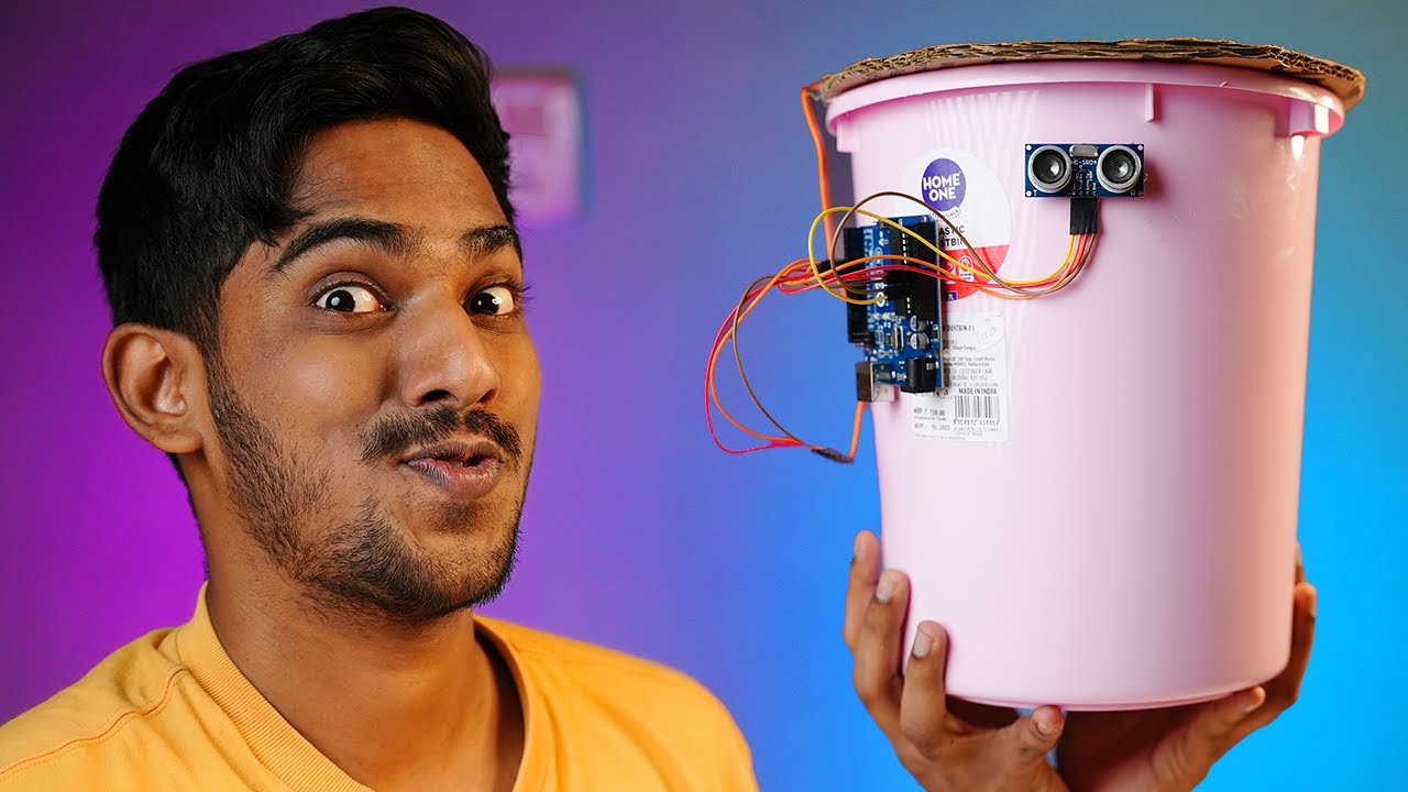 I made దిమ్మతిరిగే Smart Dustbin! - YouTube