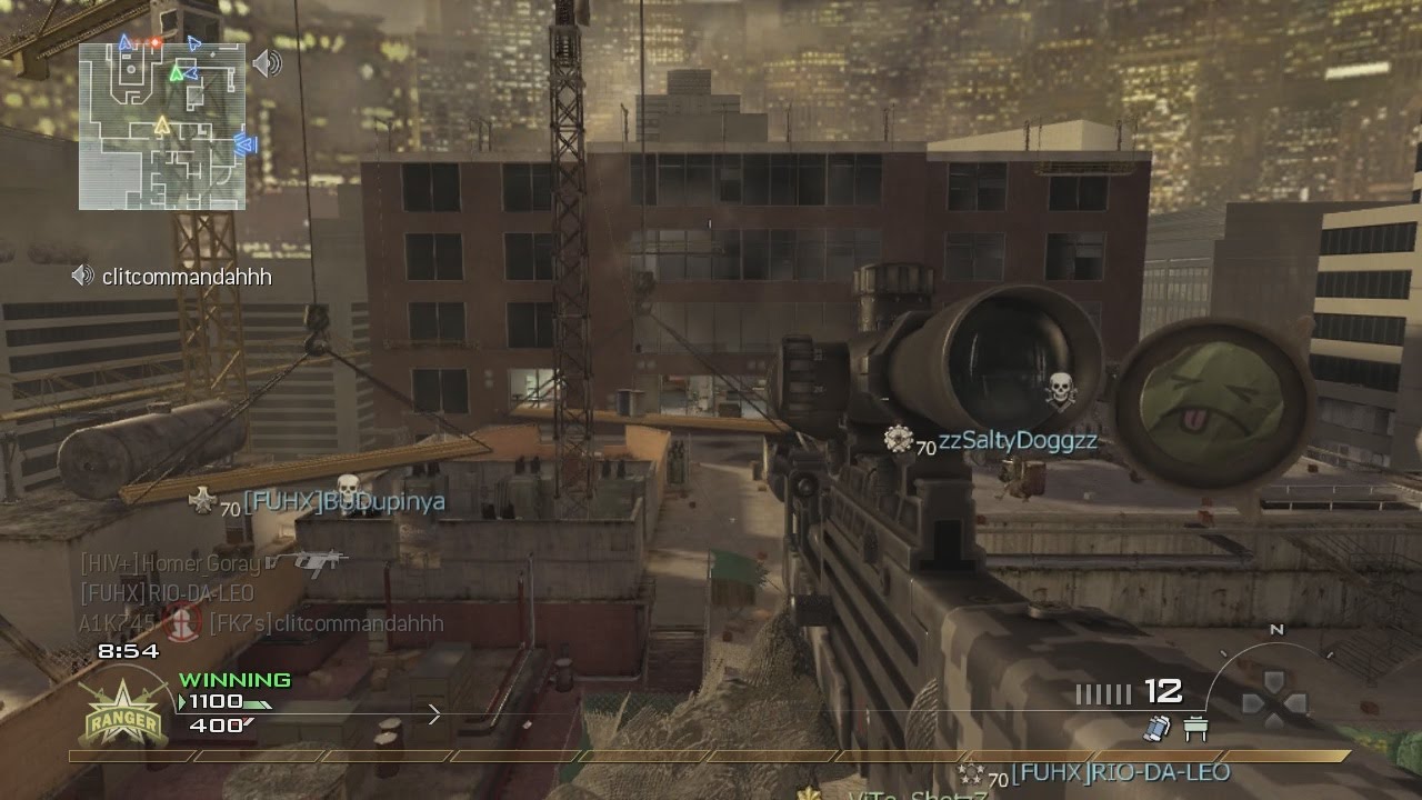 2016 MW2: Highrise w/ WA2000 - Best Emergency Air-Drop I've Ever Had ...