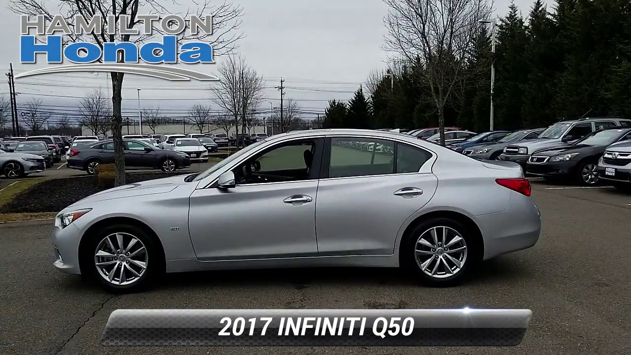 Used 2017 INFINITI Q50 3.0t Premium, Hamilton Township, NJ 27990T - YouTube