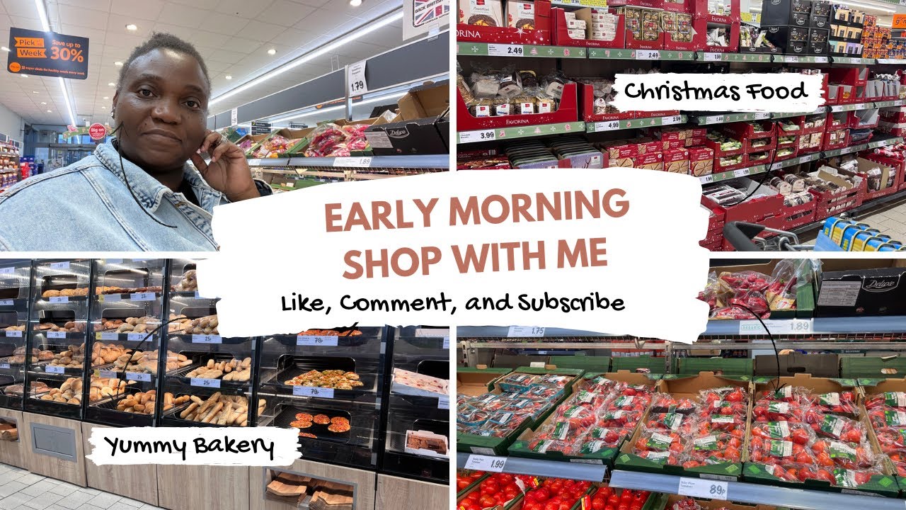 Lidl Shop With Me | Early Morning Shopping Vlog Lidl - YouTube