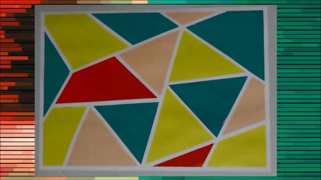 How to make simple acrelic colour painting For biggeners | simple ...