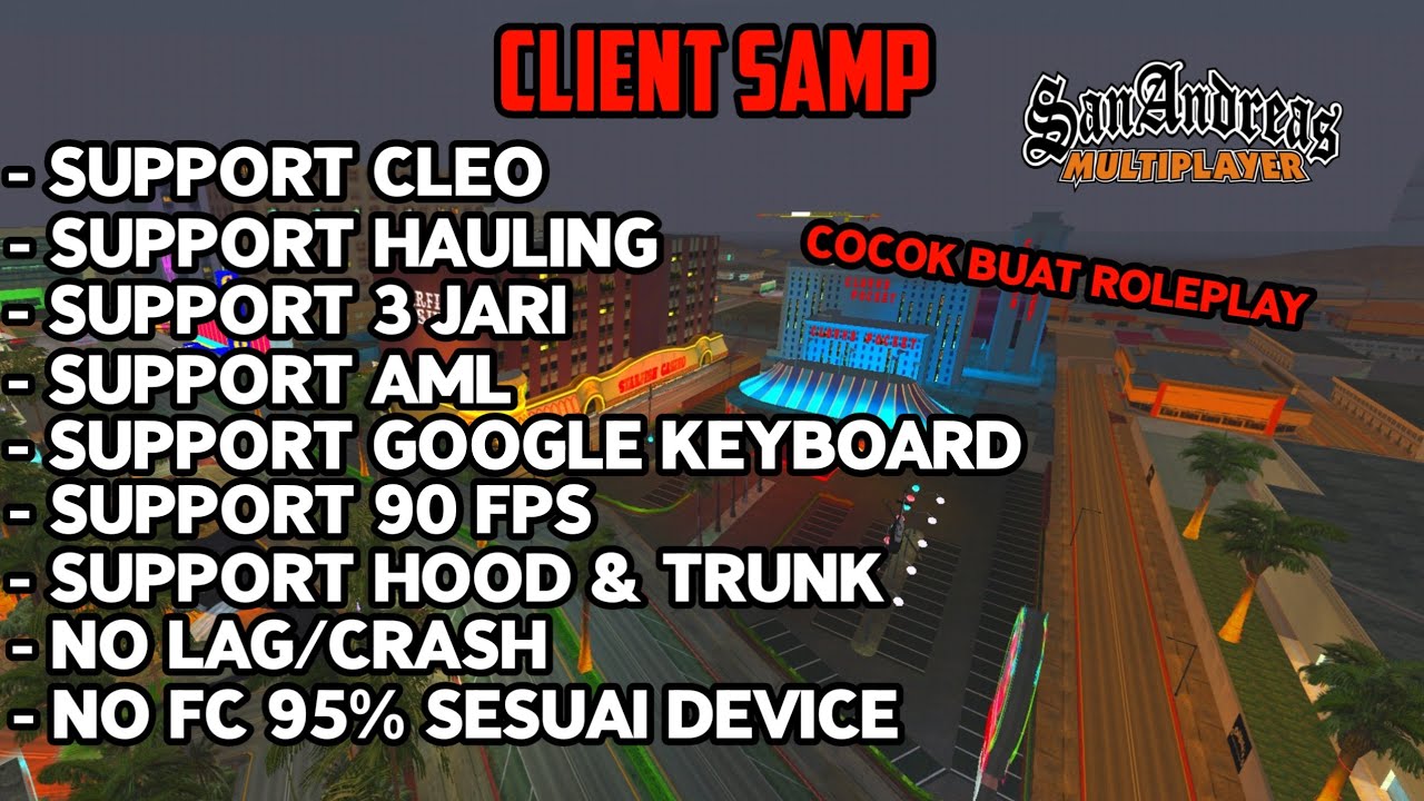 [SHARE] CLIENT SAMP LAUNCHER SUPPORT CLEO 3 JARI || GTA SAMP ANDROID ...