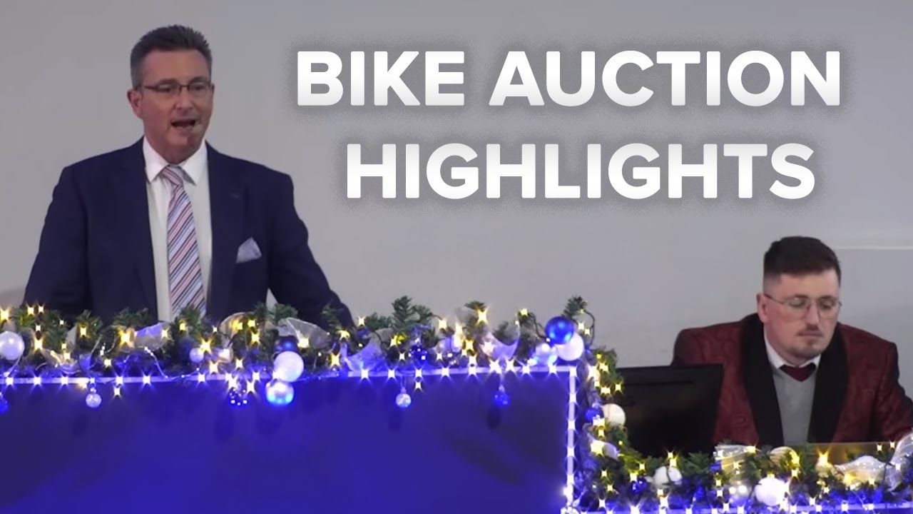 December Bike Auction Highlights - YouTube
