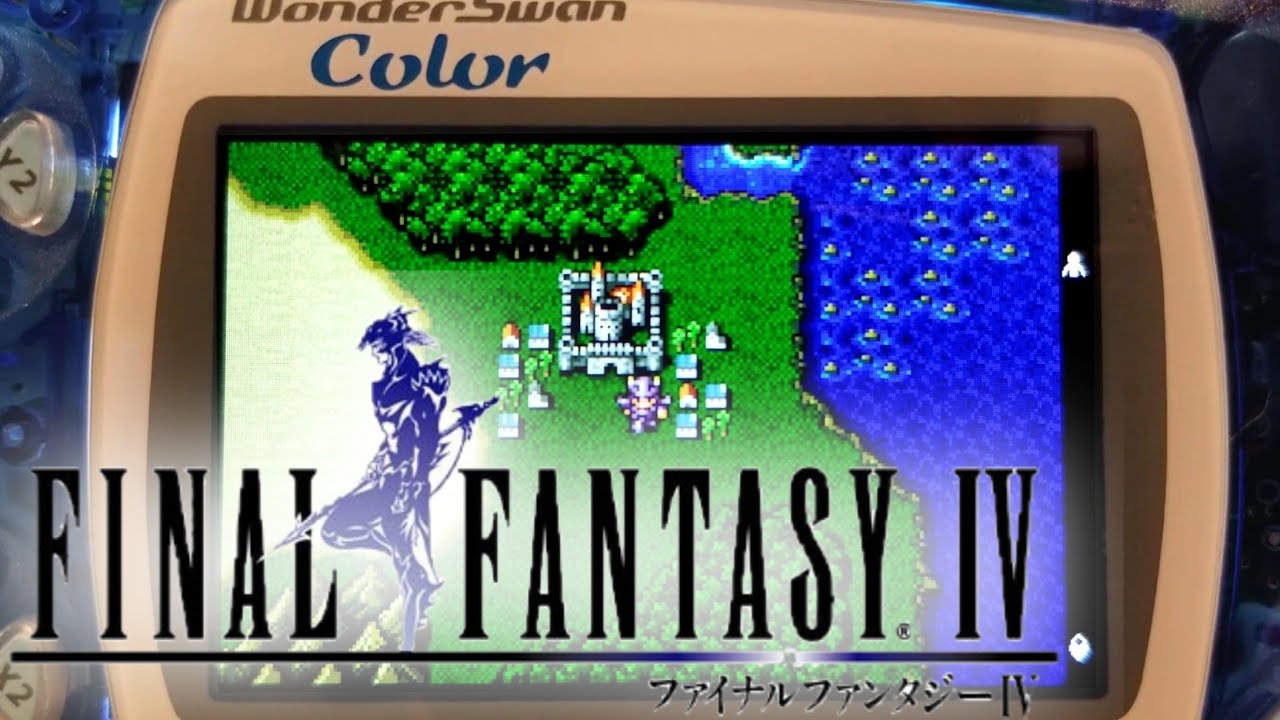 Final Fantasy IV - REAL Wonderswan Color Backlight Mod Longplay ...