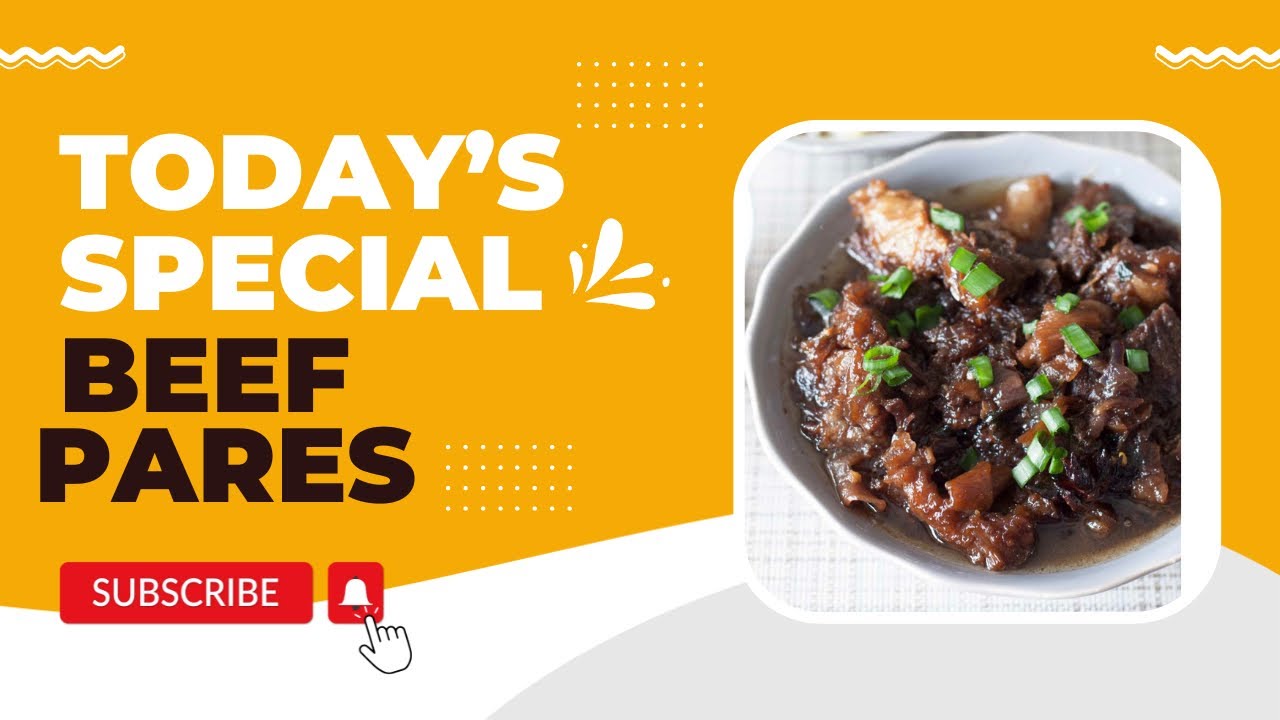 Special Beef Pares l Simple & Easy Cook - YouTube