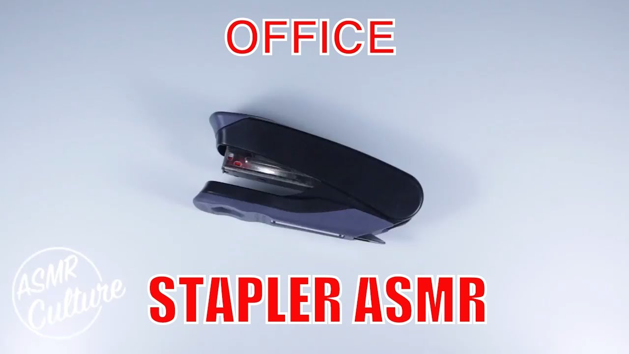 Stapler Sounds with Tapping ASMR | Binaural Stereo ASMR NO TALKING ...