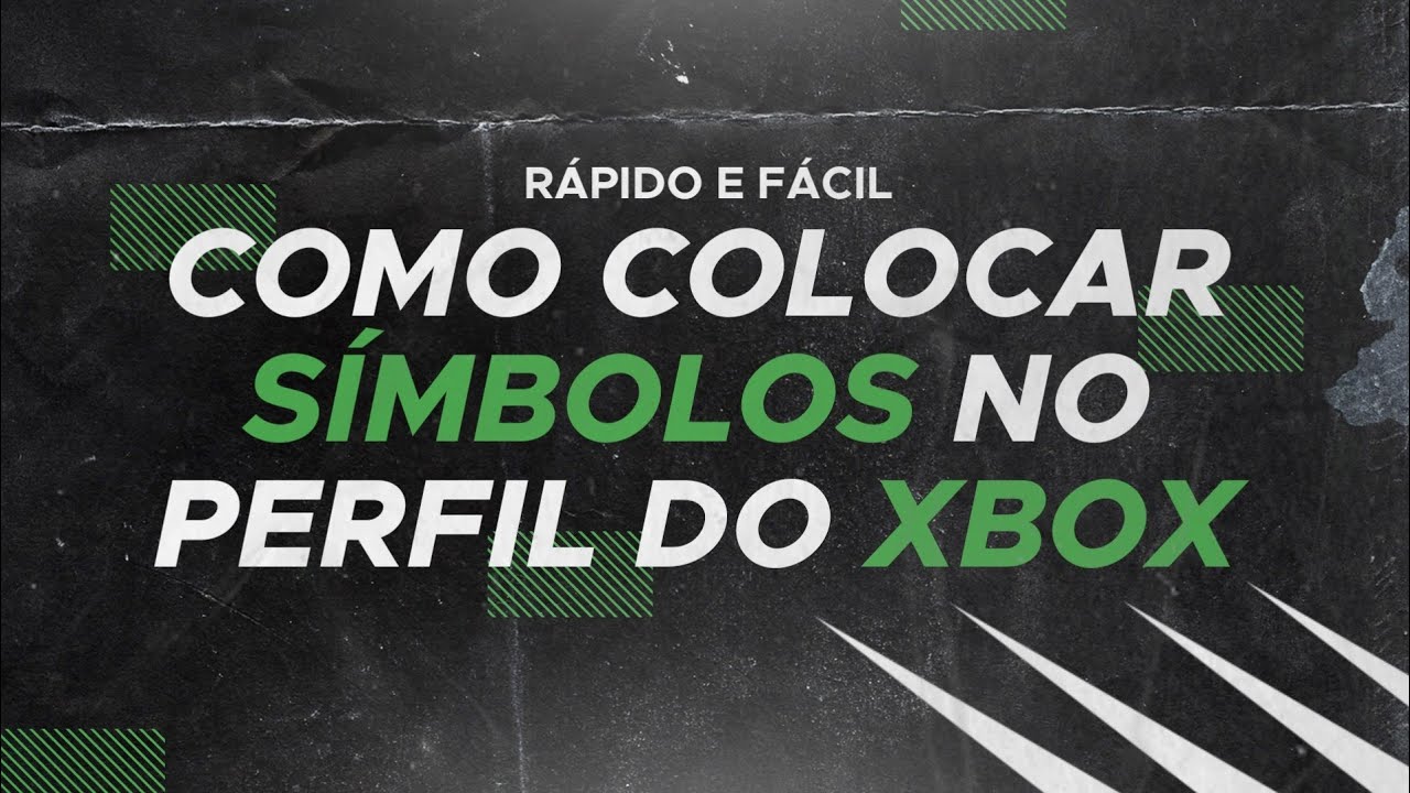Como colocar símbolos no perfil | Xbox 360 - YouTube