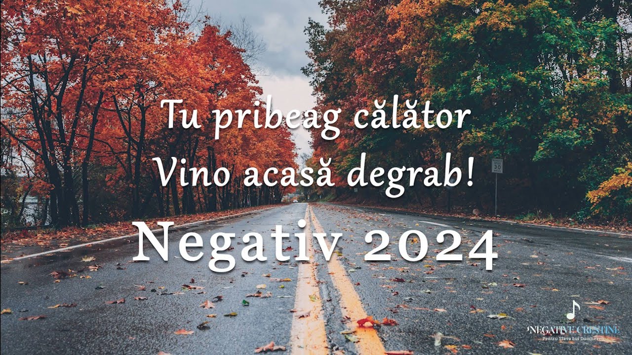Tu pribeag calator azi te cheamă cu dor (Vino acasă degrab) Negativ ...