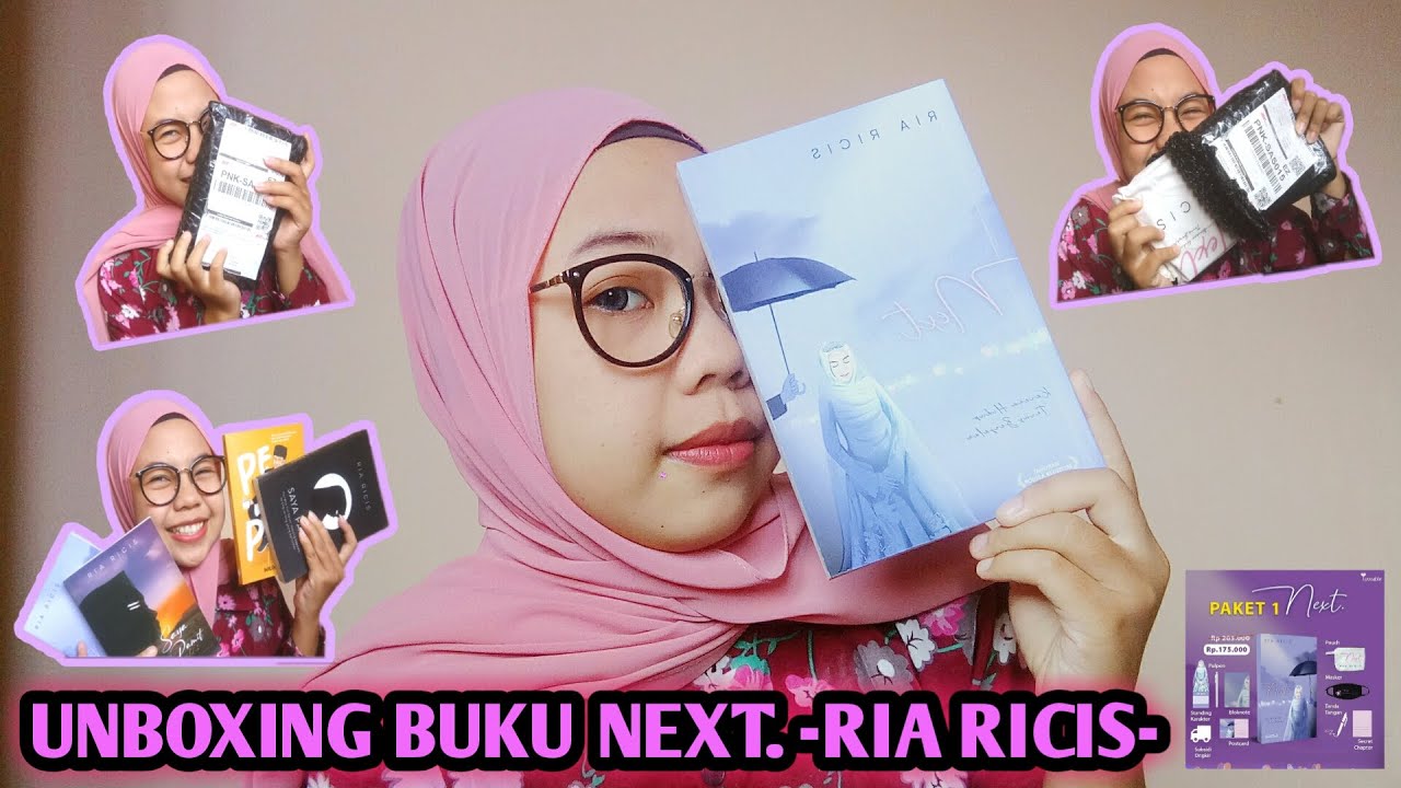 UNBOXING AND REVIEW BUKU NEXT NYA RIA RICIS YG TERBARU | Beruntung ...